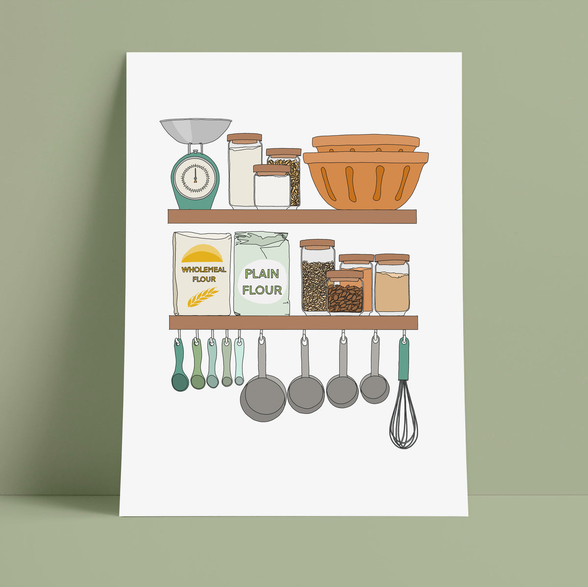 Baking Kitchen Print – katebroughton