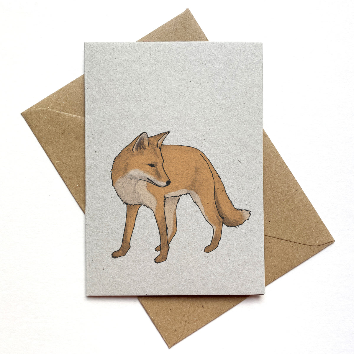 Fox Illustrated Card – katebroughton